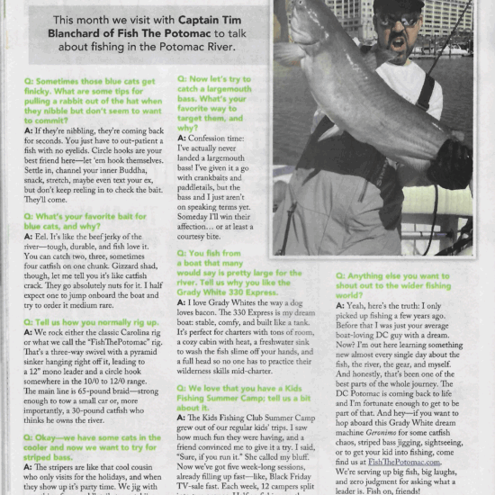FishThePotomac in the Press - Top DC Potomac River Fishing Charters ...