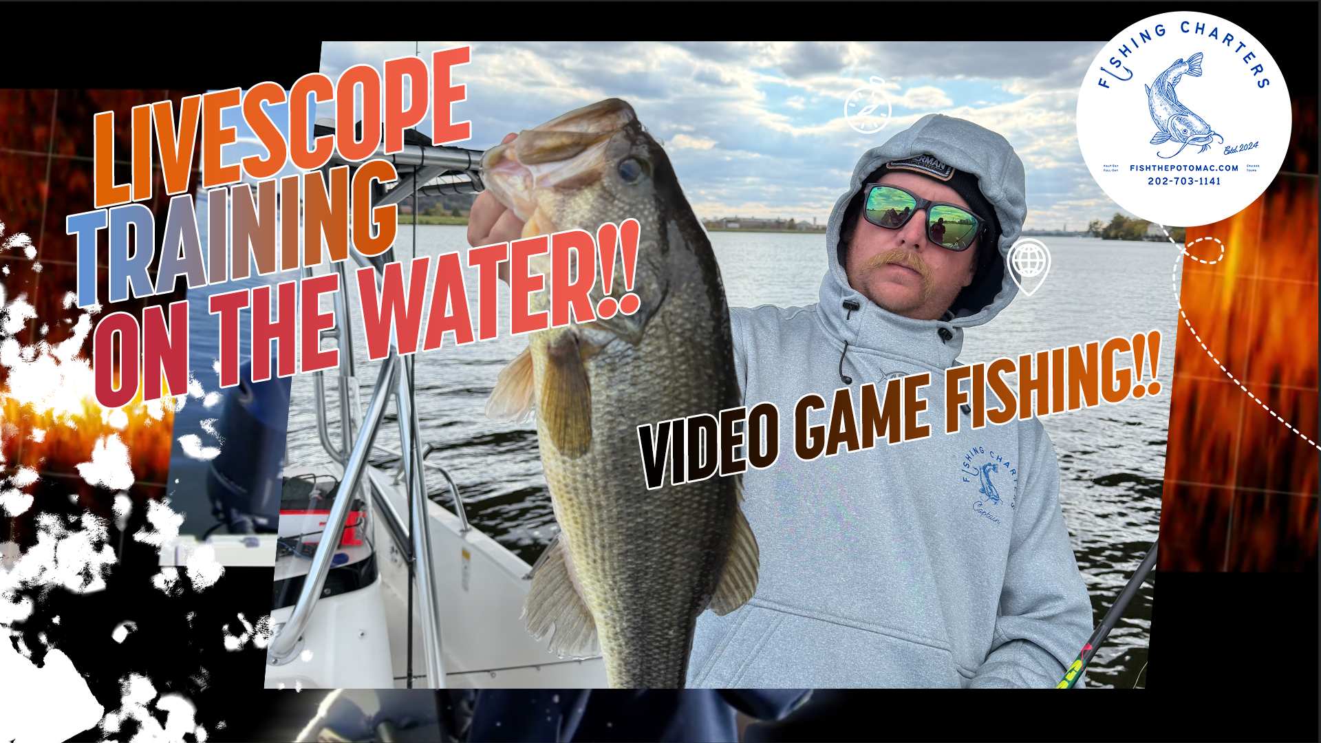 The Video Game Fishing Experience - Top DC Potomac River Fishing ...